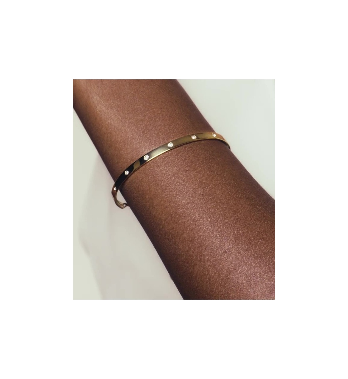 Fiji Gem Lab Grown Diamond Chain Bracelet in 18k Gold Vermeil on ...