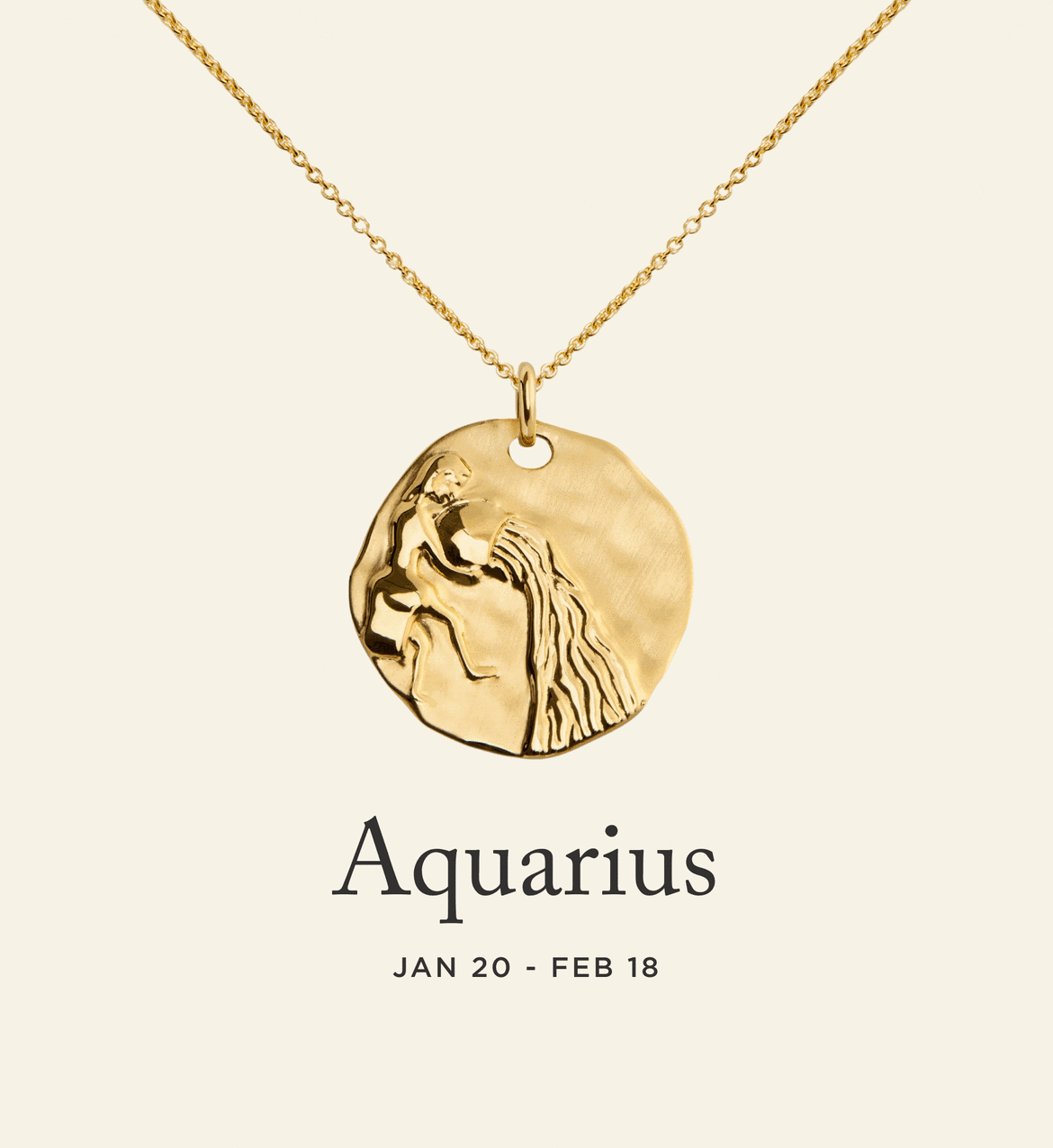 Aries Zodiac Chain Necklace in 18k Gold Vermeil on Sterling Silver ...